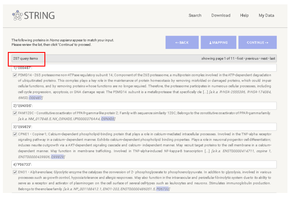 组学数据分析实操系列 | （五）蛋白互作网络分析（STRING + Cytoscape） - 知乎