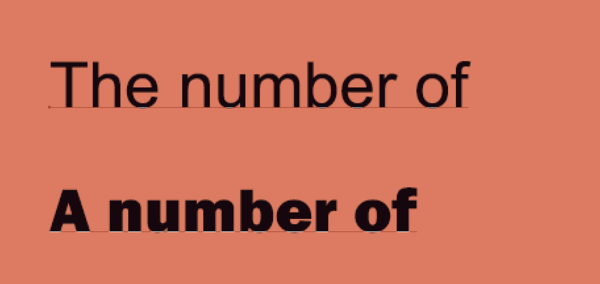 a number of 和the number of都是怎么使用的？ - 知乎