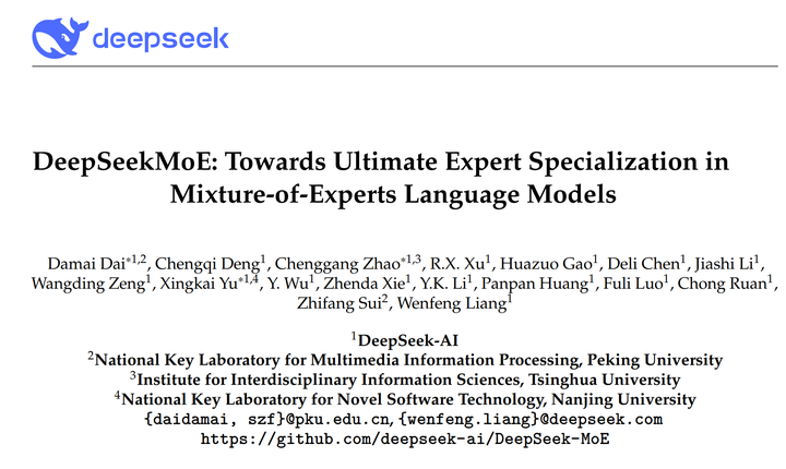 【LLM-MoE】DeepSeekMoE：迈向混合专家语言模型的终极专业化 - 知乎