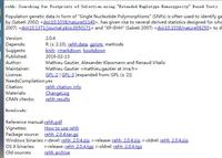生信小白成长记——如何使用rehh包计算群体内iHS - 知乎