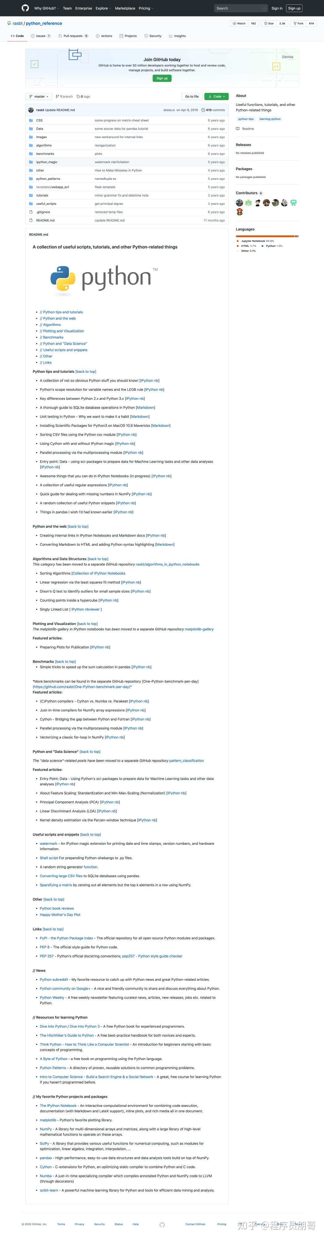 7个最佳的学习Python编程的开源库 - 知乎