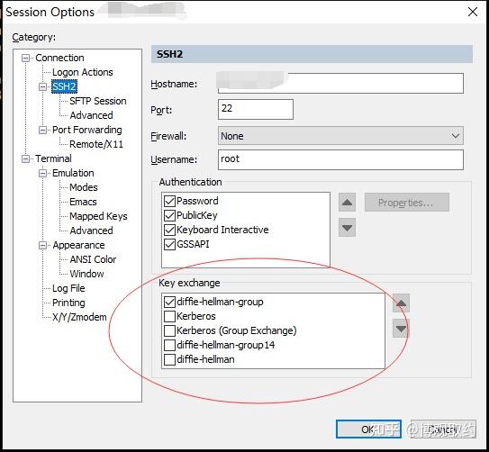Secure CRT 连接ubuntu显示密钥交换失败 - 知乎