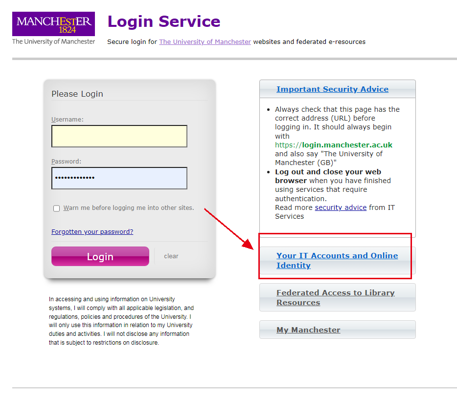英国曼彻斯特大学递交后的IT 账号的创建 - 知乎