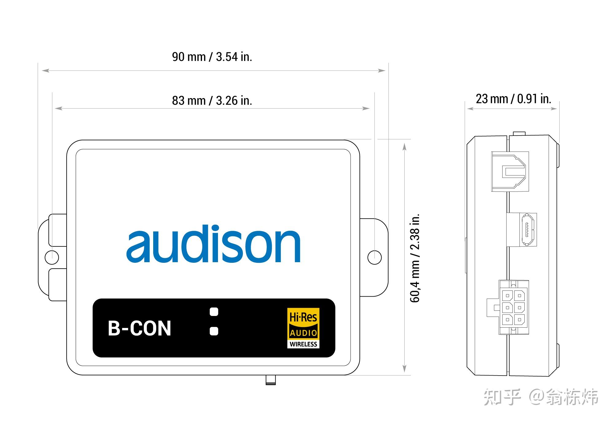 意大利audison欧迪臣高清蓝牙模块B-CON中文使用说明书 - 知乎