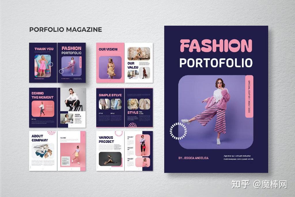 商业产品宣传画册排版模板 | Adobe InDesign - 知乎