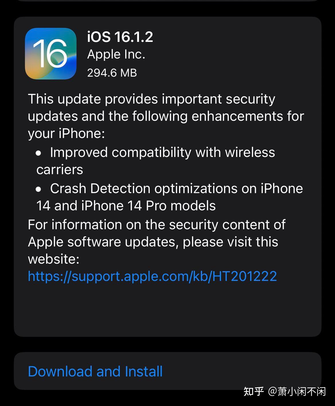 12 月 1 日苹果 iOS16.1.2 正式版发布，该版本都修补了哪些漏洞？新增了哪些亮点？ - 知乎