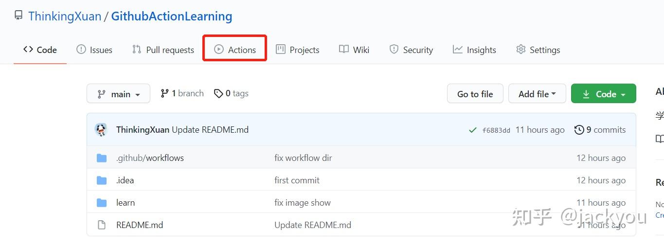 GithubAction---Workflow概念和基本操作 - 知乎
