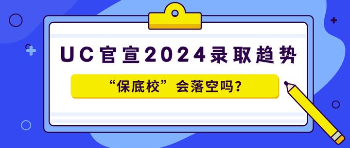 最新！UC官宣2024录取大趋势，"保底校"会落空吗？ - 知乎