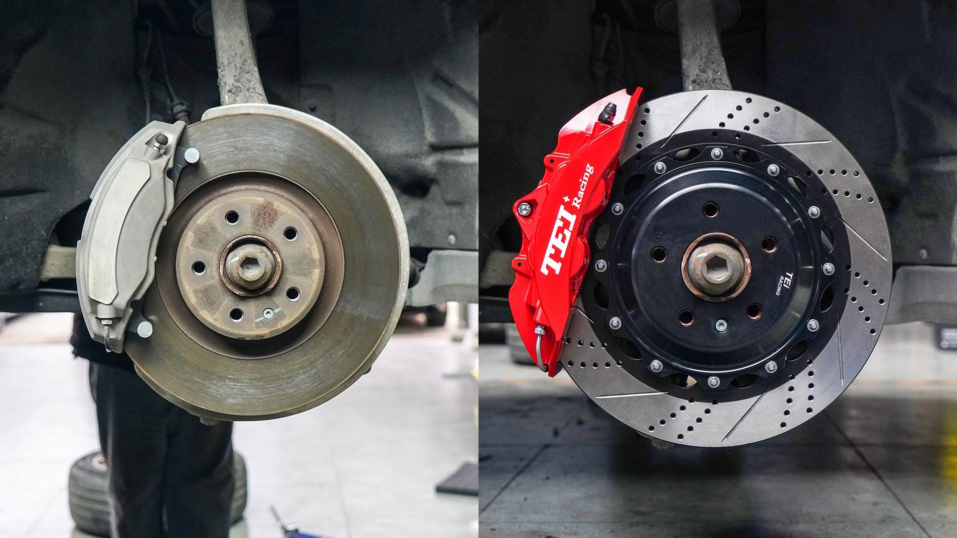 案例升级丨奥迪A6L升级P40NS+大四活塞卡钳套件 - 知乎