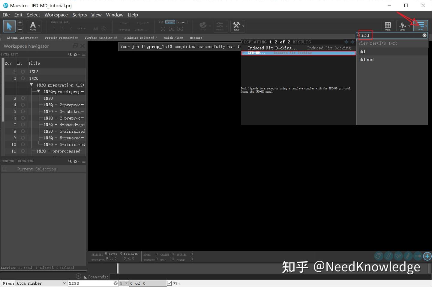 Schrödinger教程 | Cross-docking with IFD-MD - 知乎