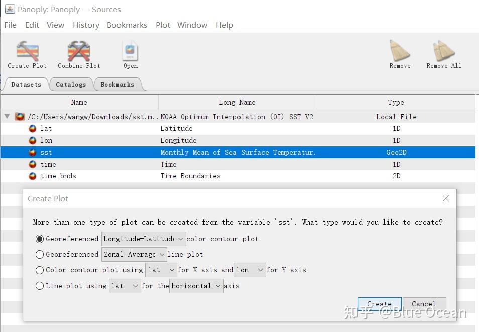 使用Panoply软件读取nc文件，并绘制海温图 - 知乎