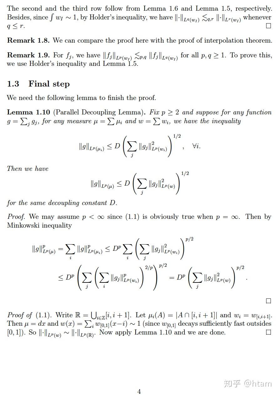 Decoupling Theory for Interval - 知乎