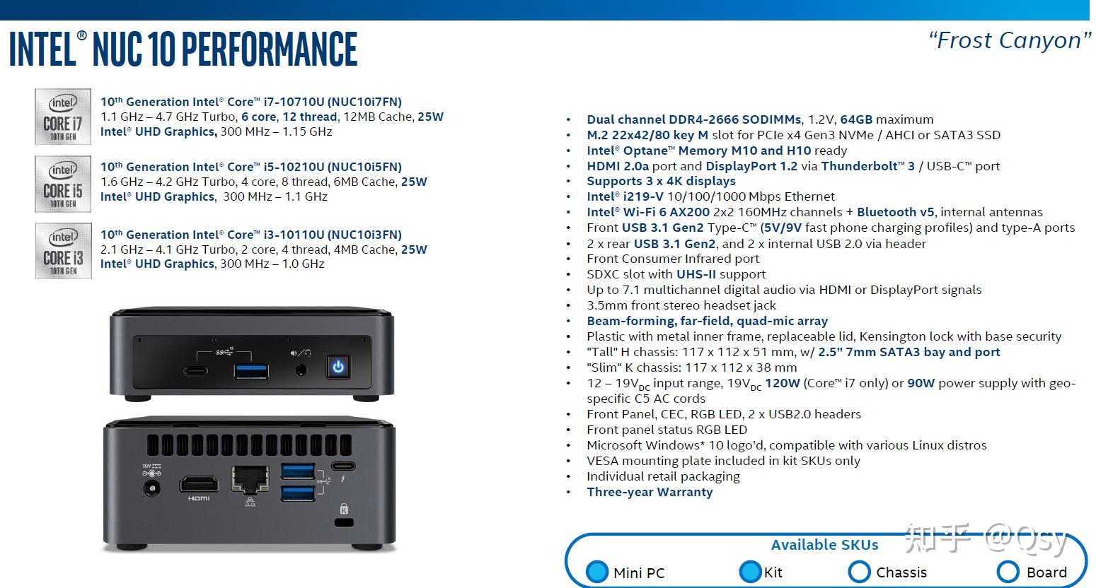 英特尔NUC入手必看——从初代到11代，一文看全NUC参数 ，附黑苹果教程 - 知乎