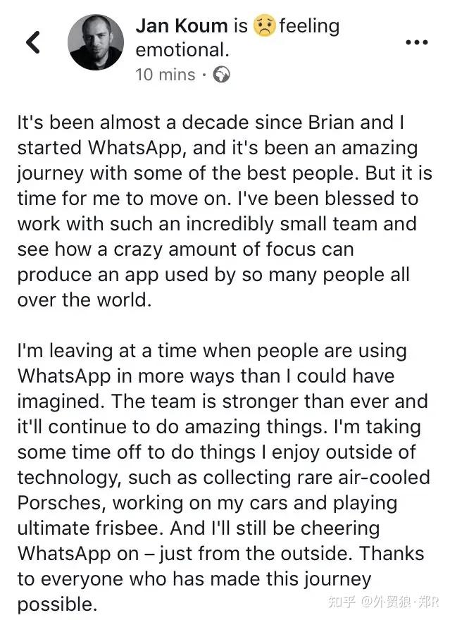 Whatsapp的发展历史 - 知乎