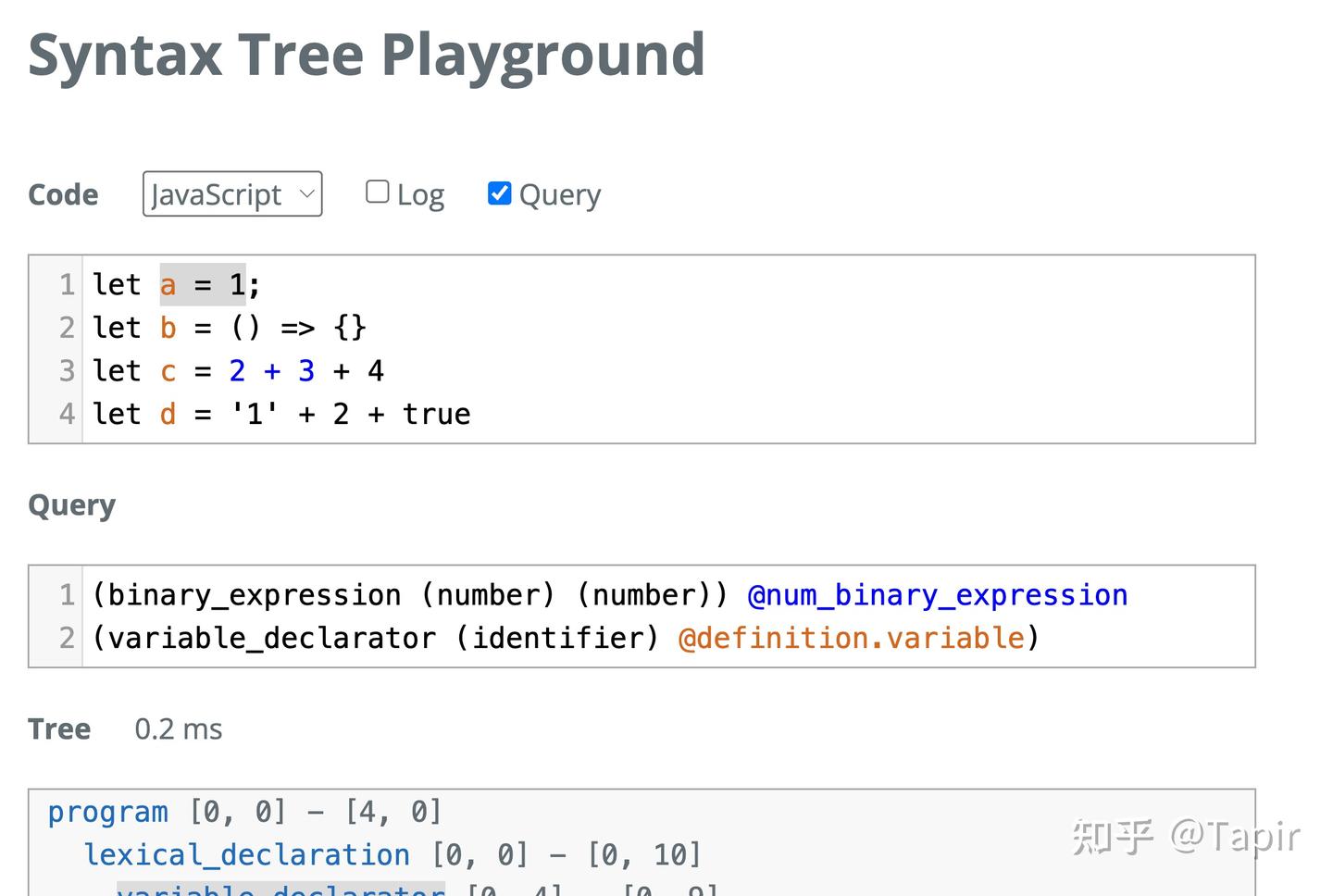 利用 Tree-sitter 进行语法树分析 - 知乎