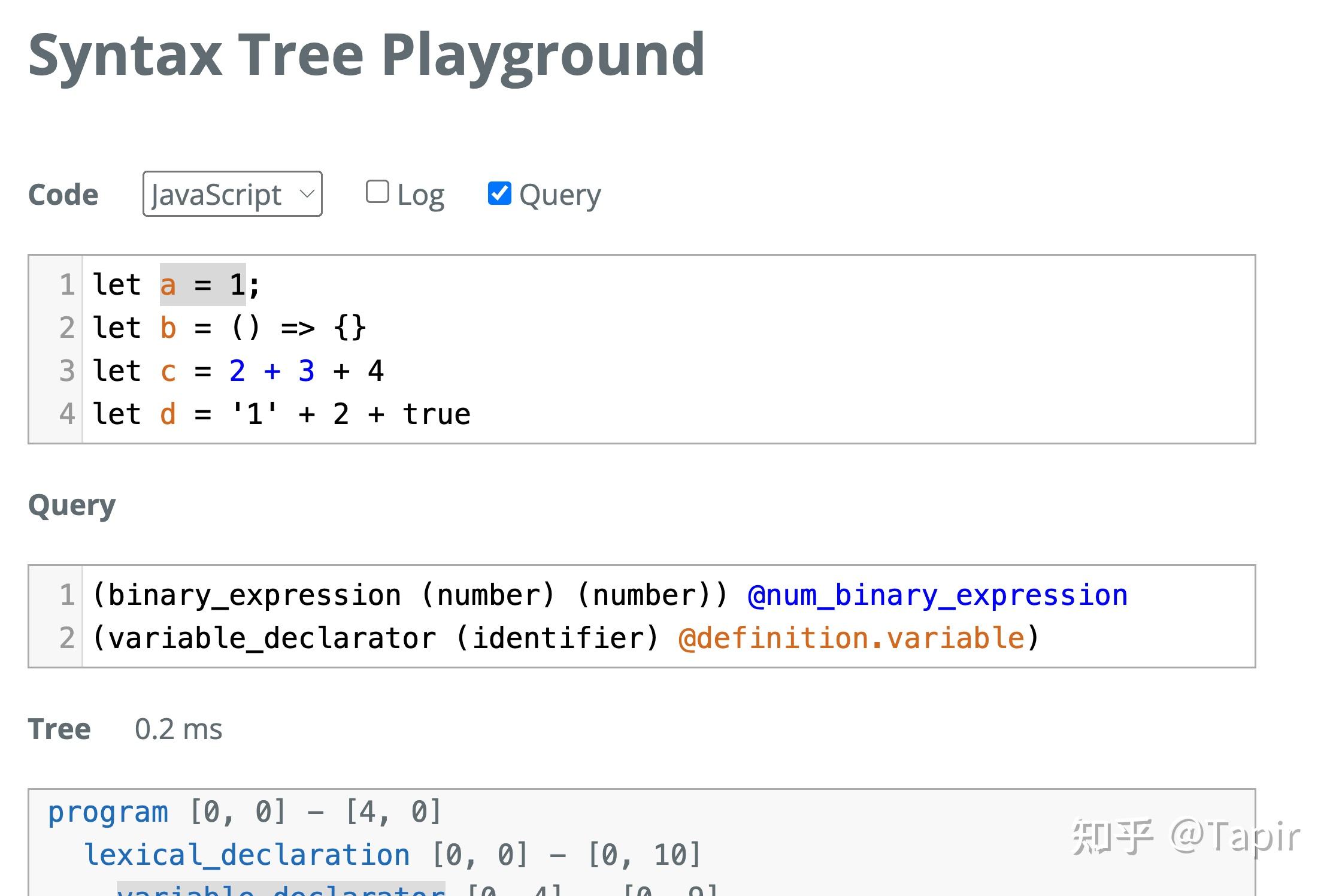 利用 Tree-sitter 进行语法树分析 - 知乎