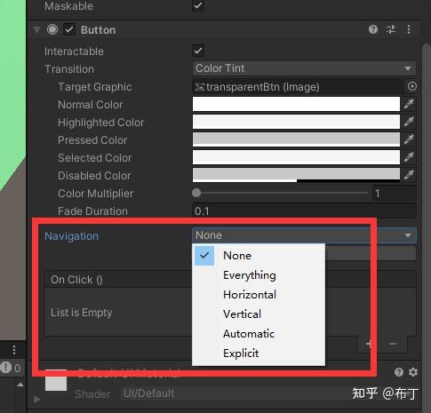 Unity EventSystem.current.currentSelectedGameObject = null - 知乎