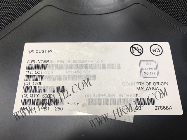 QFN封装 PMIC《ISL95859AHRTZ》稳压器芯片 库存器件 - 知乎