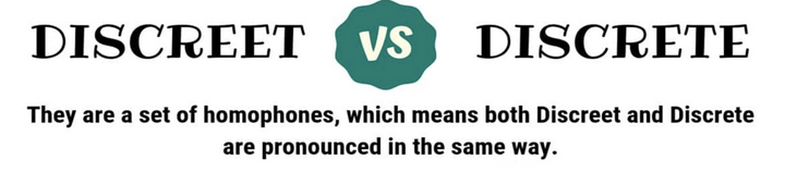 discreet & discrete - 知乎