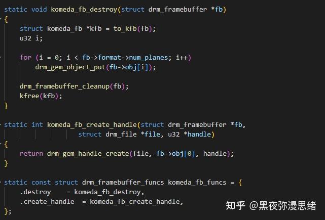 komeda框架之drm framebuffer的实现 - 知乎