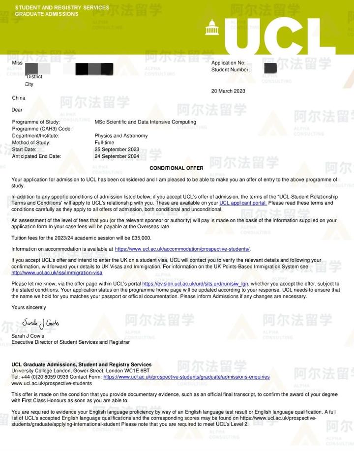 UCL SDIC！！恭喜西交利物浦大学学员拿到UCL科学与数据密集型计算硕士offer！ - 知乎