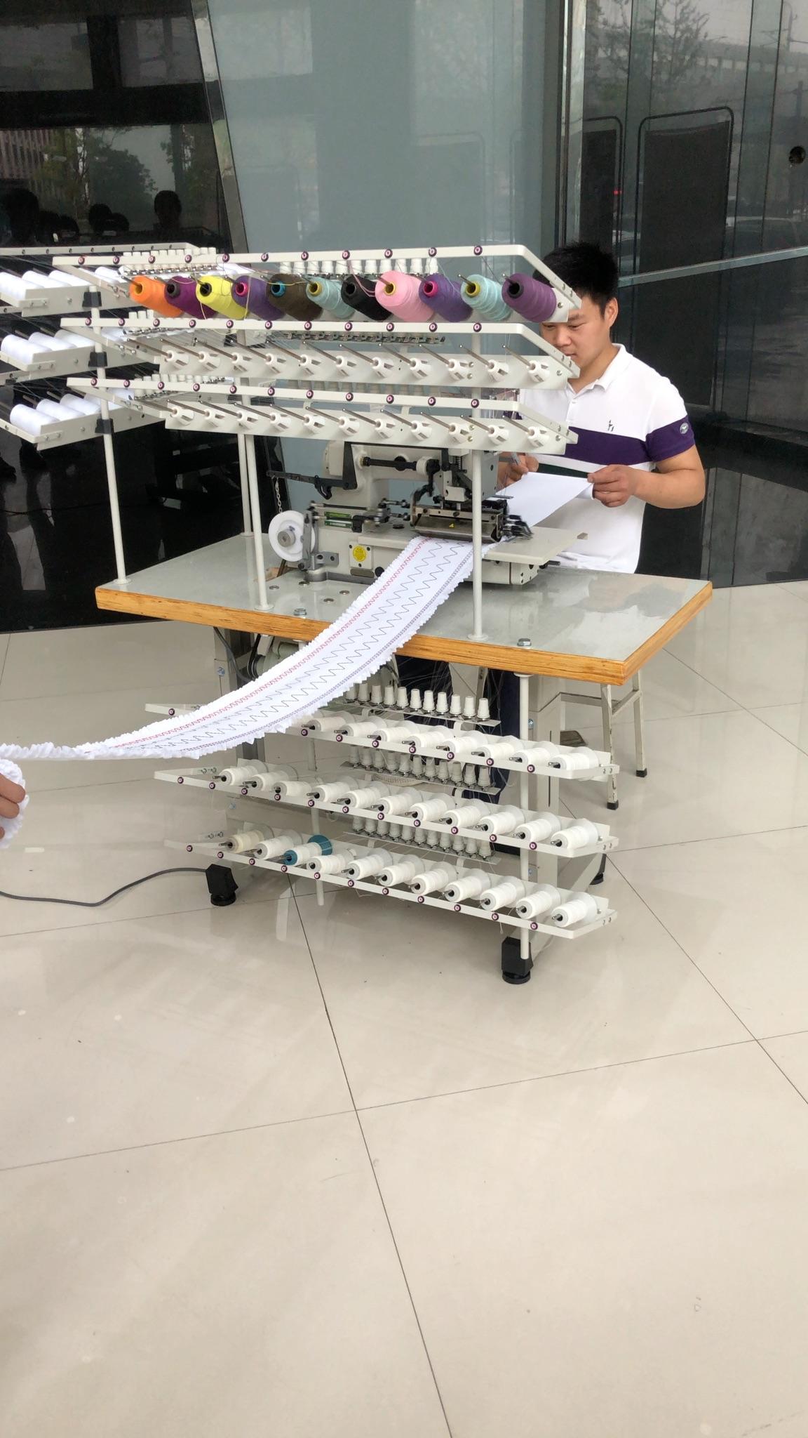 多针缝纫机 Multi-needle sewing machine Shirring & Smocking - 知乎