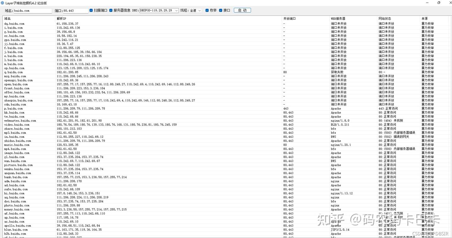 常用信息收集方法 - 知乎