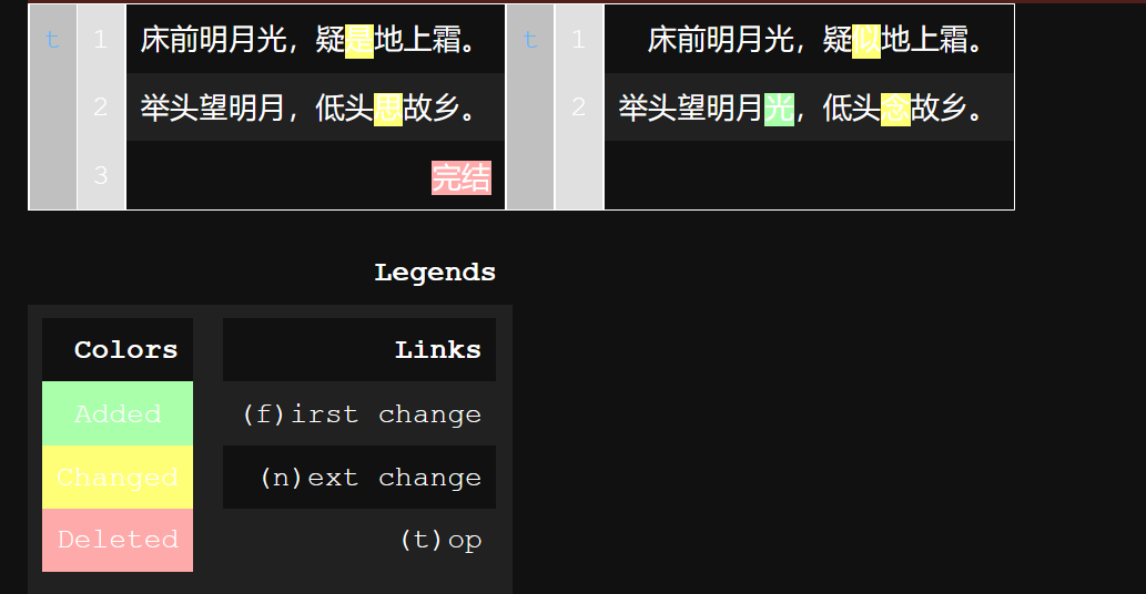 Python的文本差异比较工具——difflib - 知乎