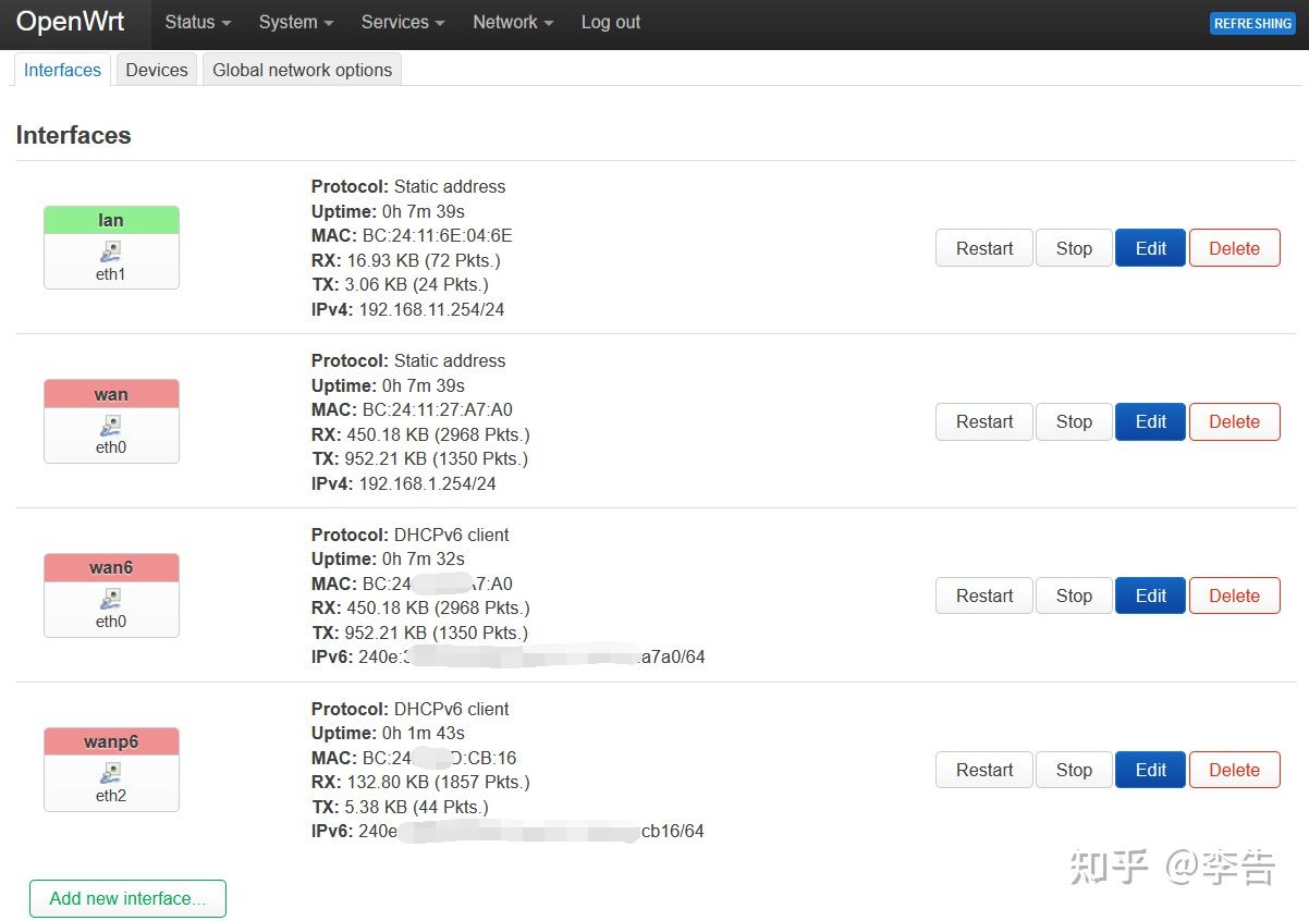5.家用AIO折腾-OpenWRT双公网+Nginx端口转发+IPv6配置 - 知乎