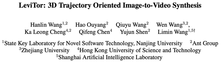[CVPR2025 Highlight] LeviTor: 3D 轨迹引导的图像到视频生成 - 知乎