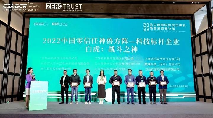 亚信安全获选2022中国零信任标杆企业，携手CSA规范XDR技术蓝图 - 知乎