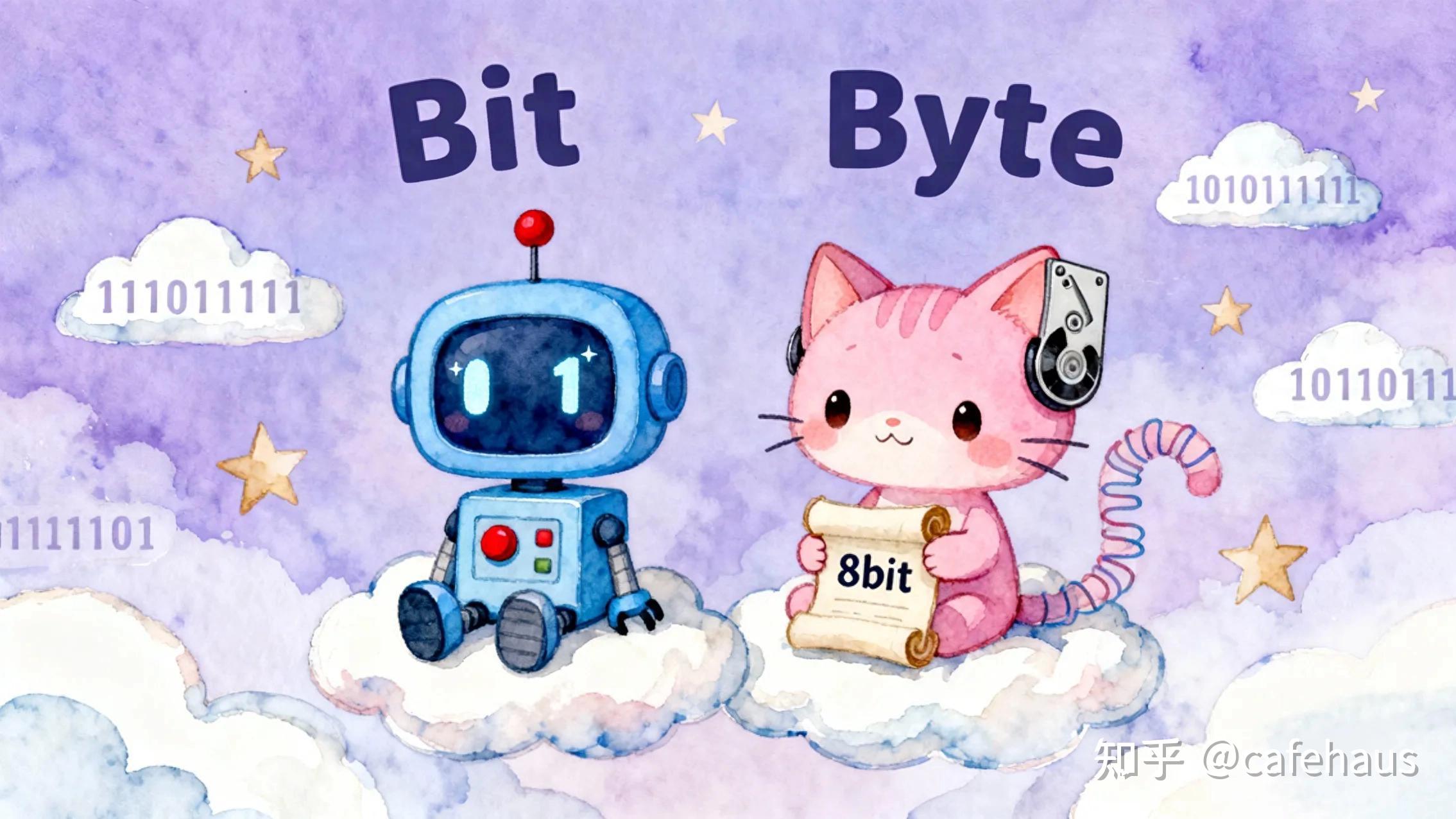 每日一个计算机小知识：Bit和Byte（比特和字节） - 知乎