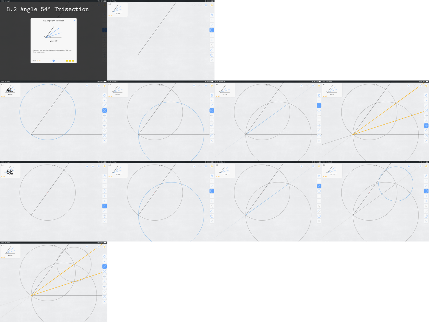 【Euclidea】Theta篇 攻略 & 部分证明 - 知乎