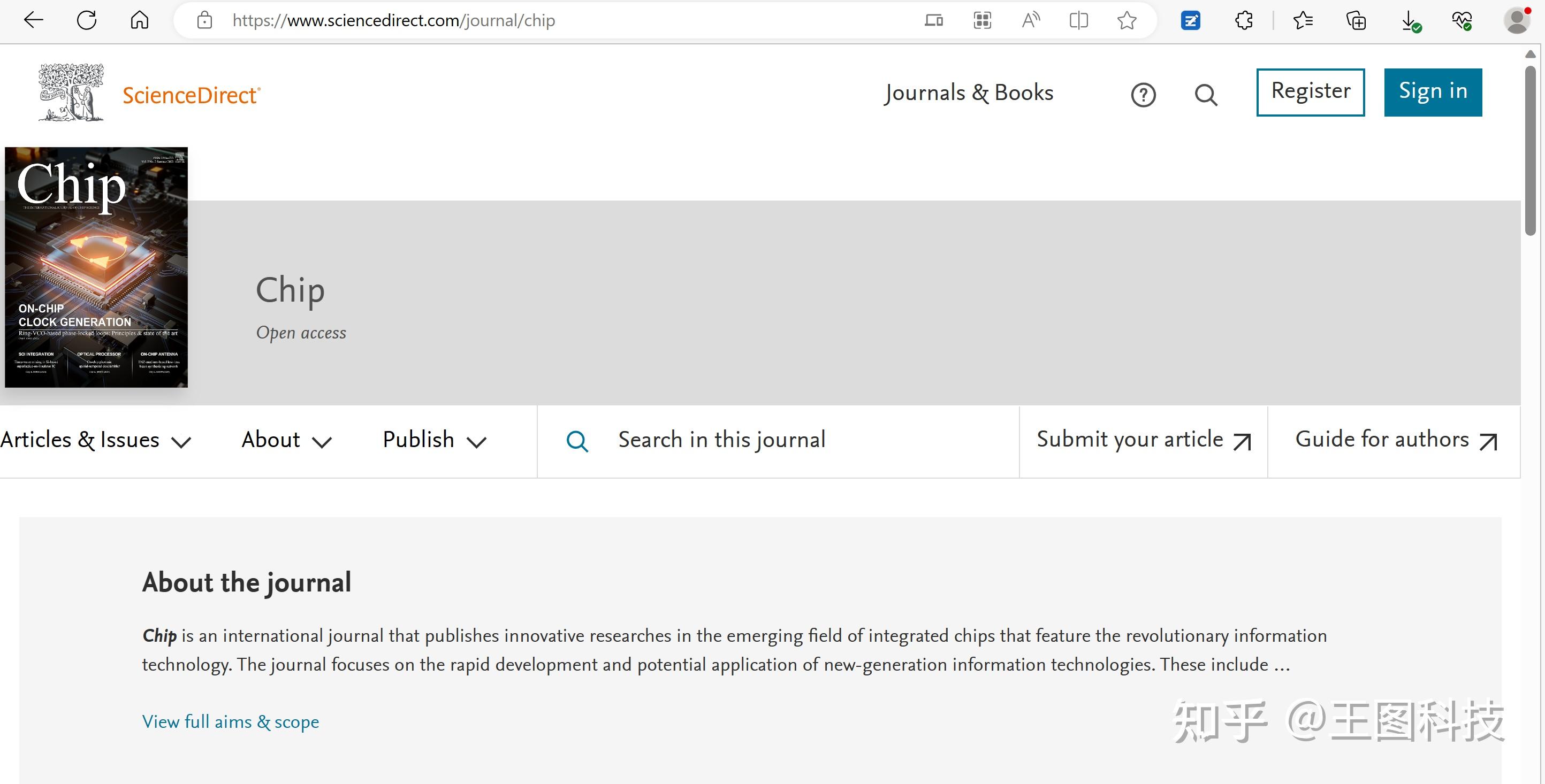 如何评价上海交通大学主编的学术期刊《Chip》？ - 知乎