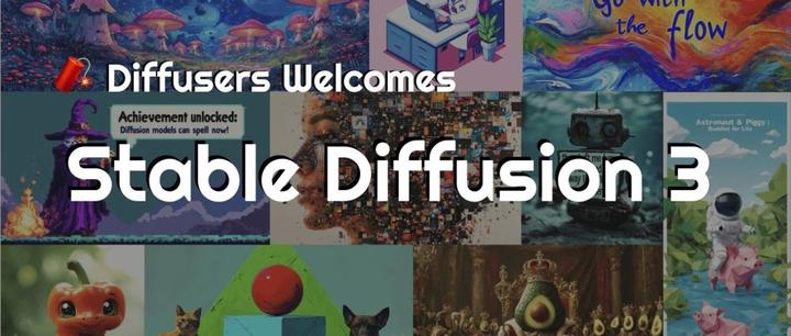 欢迎 Stable Diffusion 3 加入 Diffusers - 知乎
