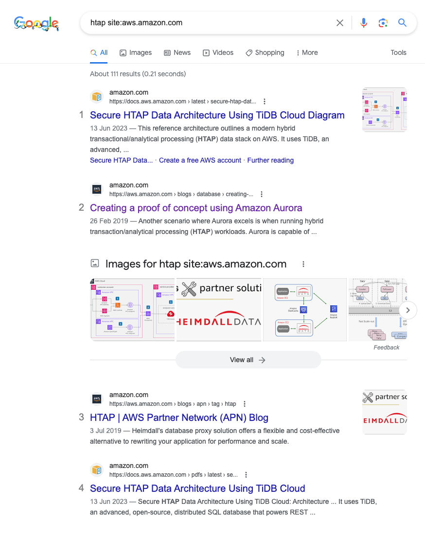 为什么 AWS 数据库不讲 HTAP - 知乎