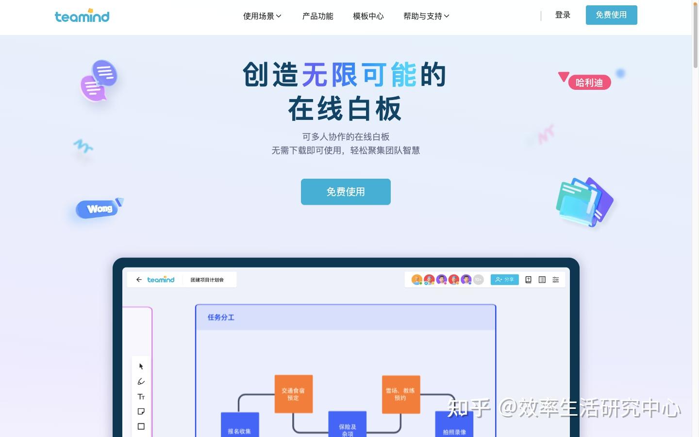 如何评价在线协同白板软件 Teamind？ - 知乎