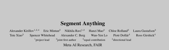 SAM: Segment Anything [1]Model篇 - 知乎