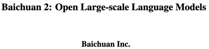 Baichuan2技术报告细节（一） - 知乎