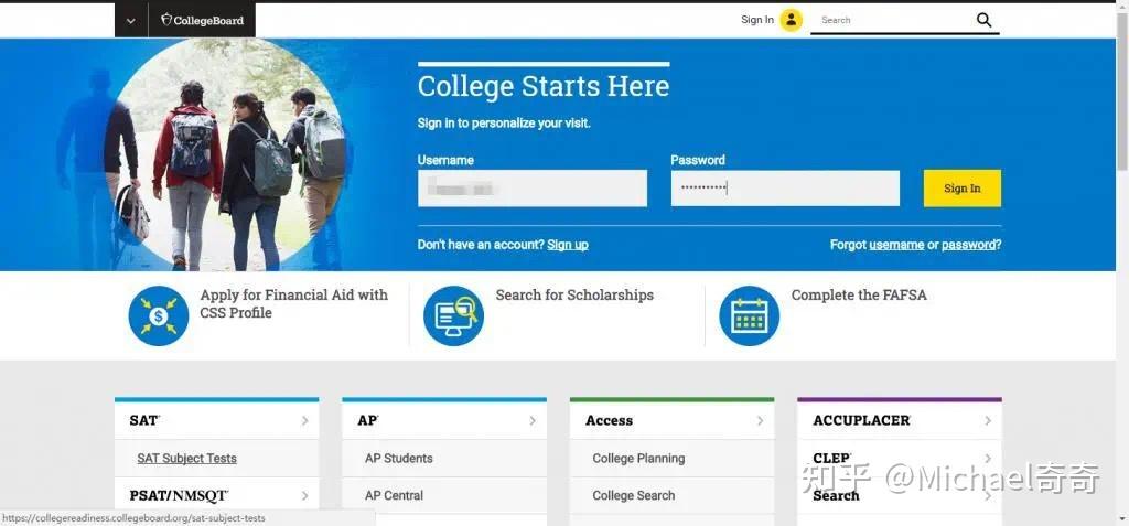 collegeboard为什么无法注册？ - 知乎