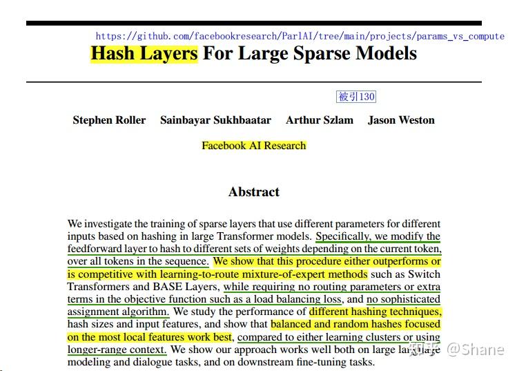 Hash Layer for Large Sparse Models笔记 - 知乎