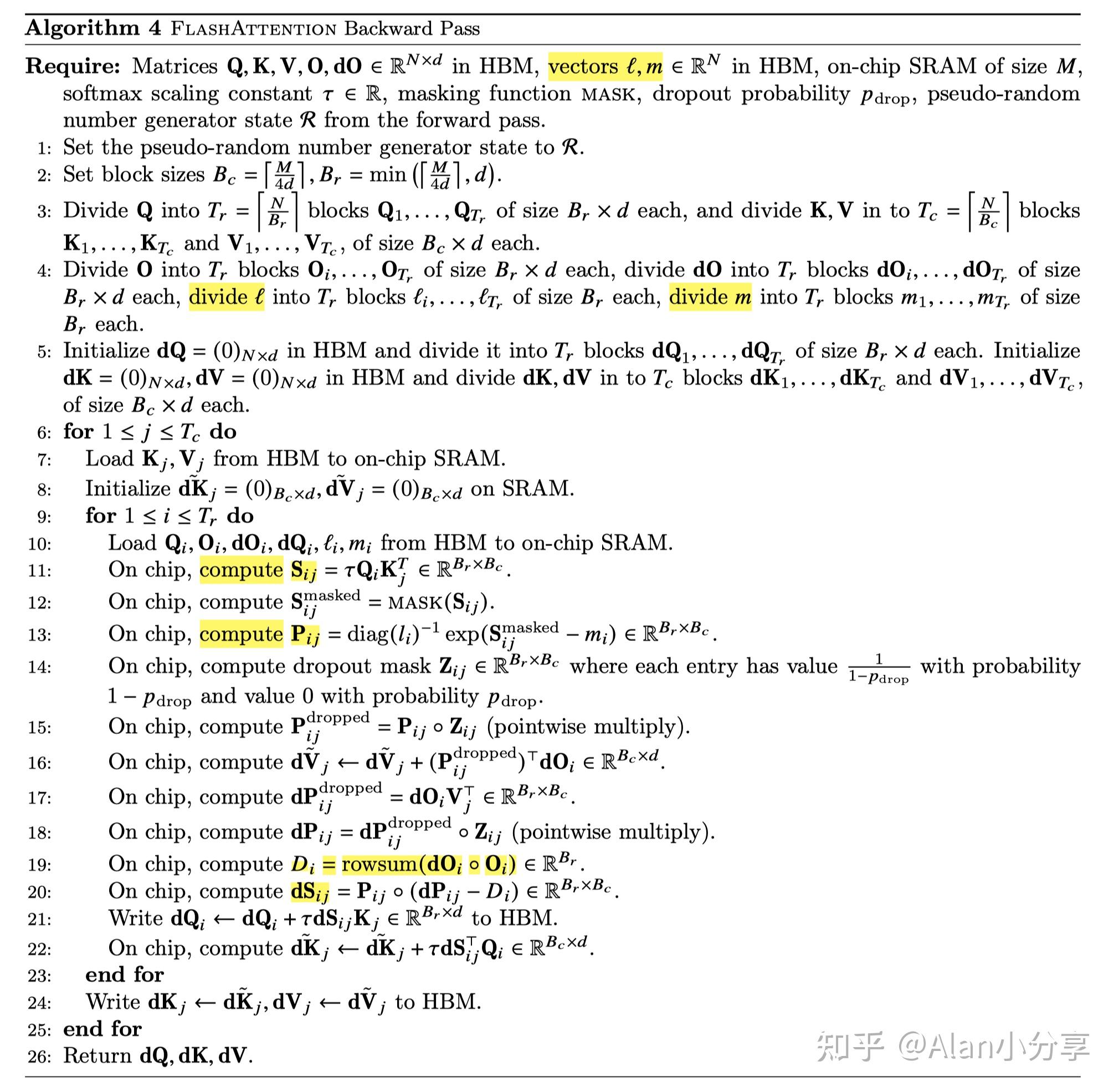 FlashAttention v1、v2 - 公式推导 && 算法讲解 - 知乎