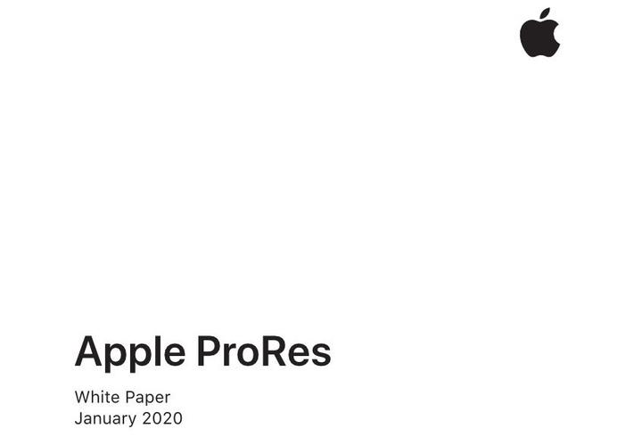 Apple ProRes白皮书2020 年 1 月 - 知乎