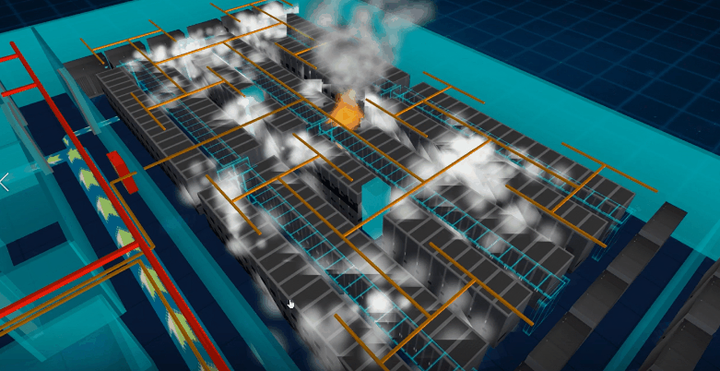 如何基于three.js(webgl)引擎架构，实现3D机房园区，数据中心消防系统 - 知乎