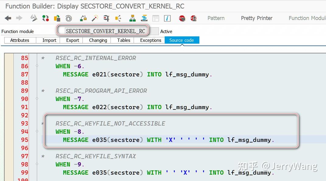 SM59 事物码里的错误消息 SECSTORE035 - 知乎