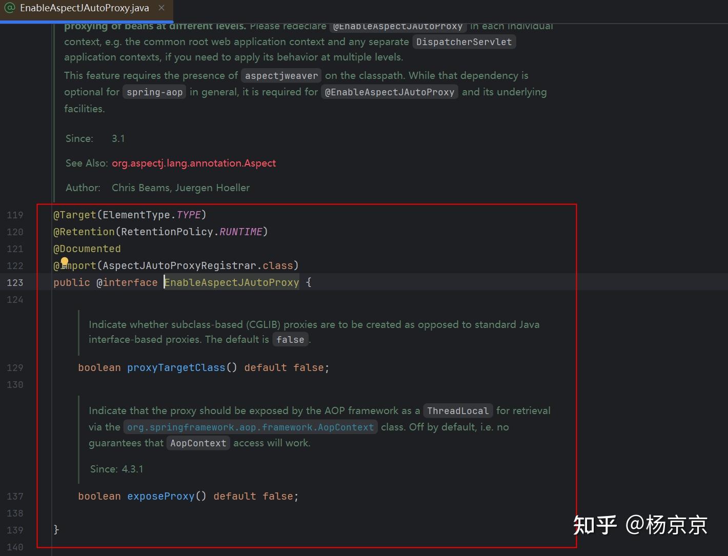 Spring源码EnableAspectJAutoProxy - 知乎