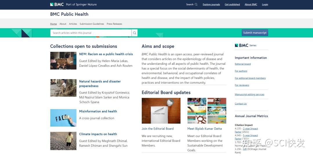 SCI期刊分析：TOP期刊，JCR2区，年发文量多，国人发文量第四 - 知乎