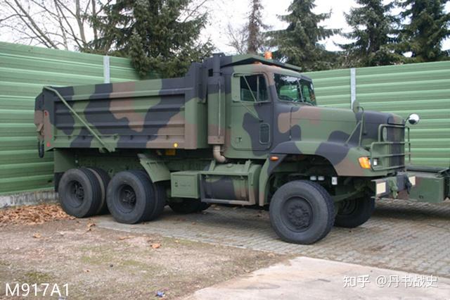 美军M917系列自卸卡车，商用卡车就是军车的技术底子 - 知乎