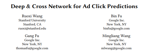 读透Deep & cross network for ad click predictions - 知乎