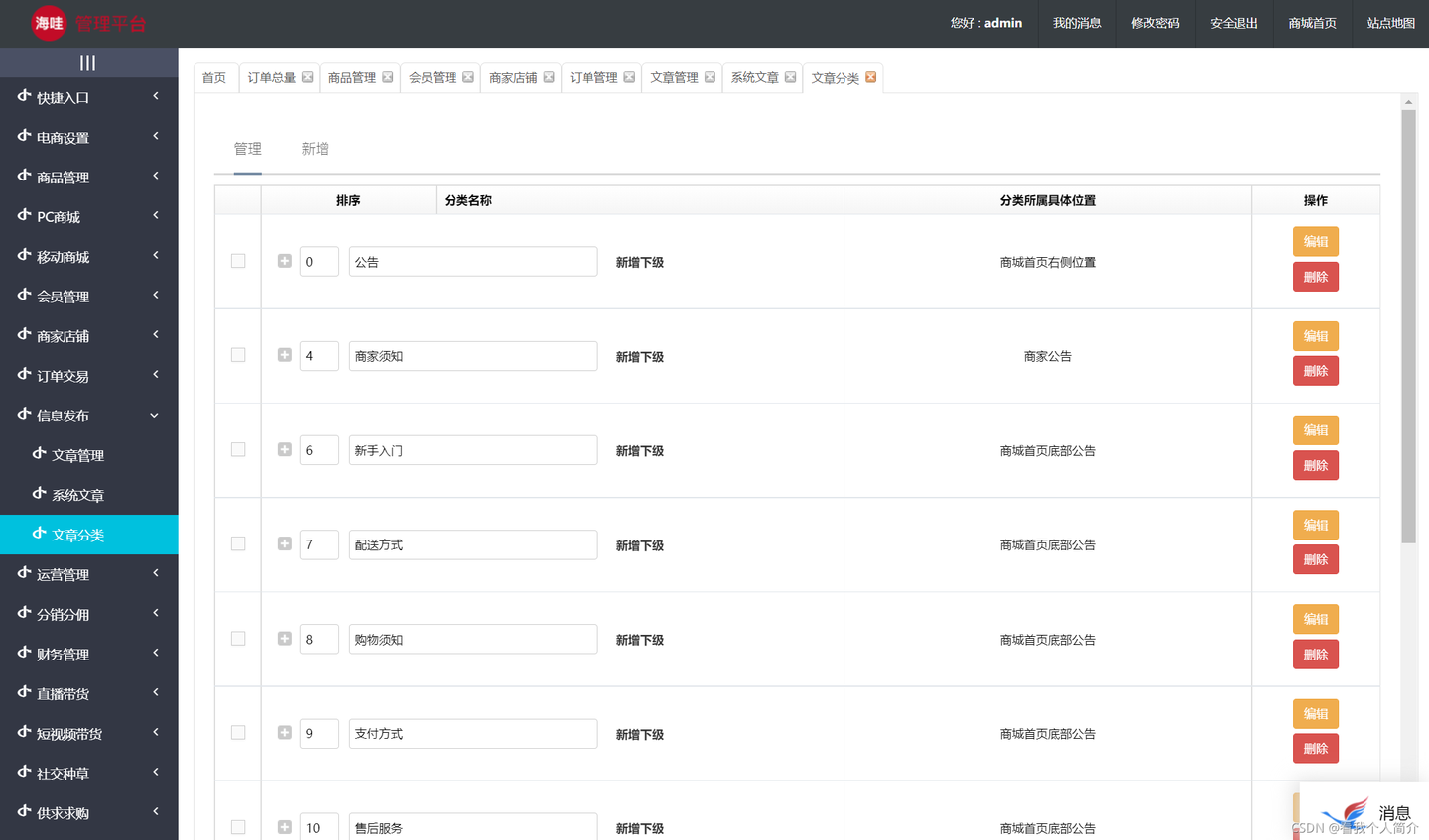 信息发布文章分类之java版商城 Spring Cloud+SpringBoot+mybatis+uniapp b2b2c o2o - 知乎